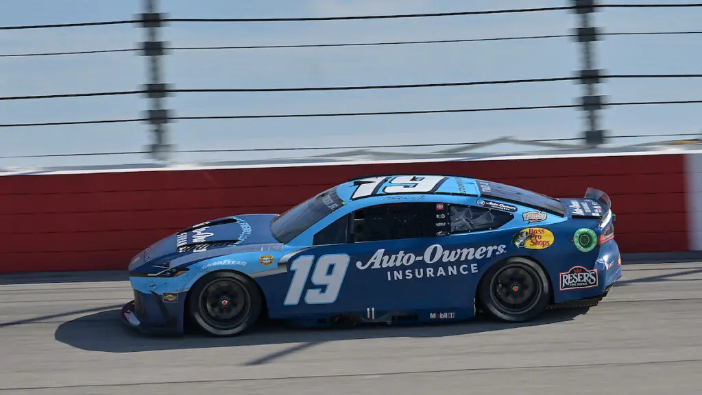 No. 19 Joe Gibbs Racing Auto-Owners Insurance Throwback | TobyChristie.com