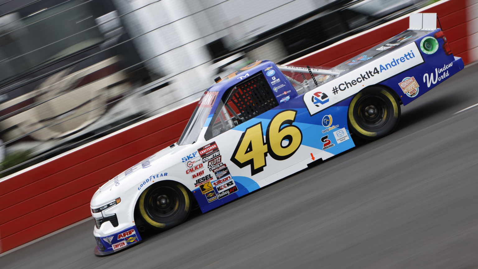 No. 46 Faction46 Window World / #CheckIt4Andretti throwback ...