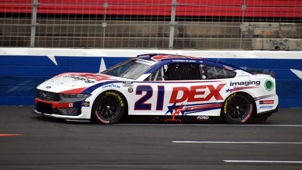 No. 21 Wood Brothers Racing DEX Imaging patriotic | TobyChristie.com