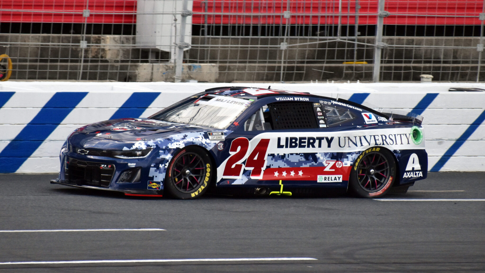 No. 24 Hendrick Motorsports Liberty University patriotic | TobyChristie.com