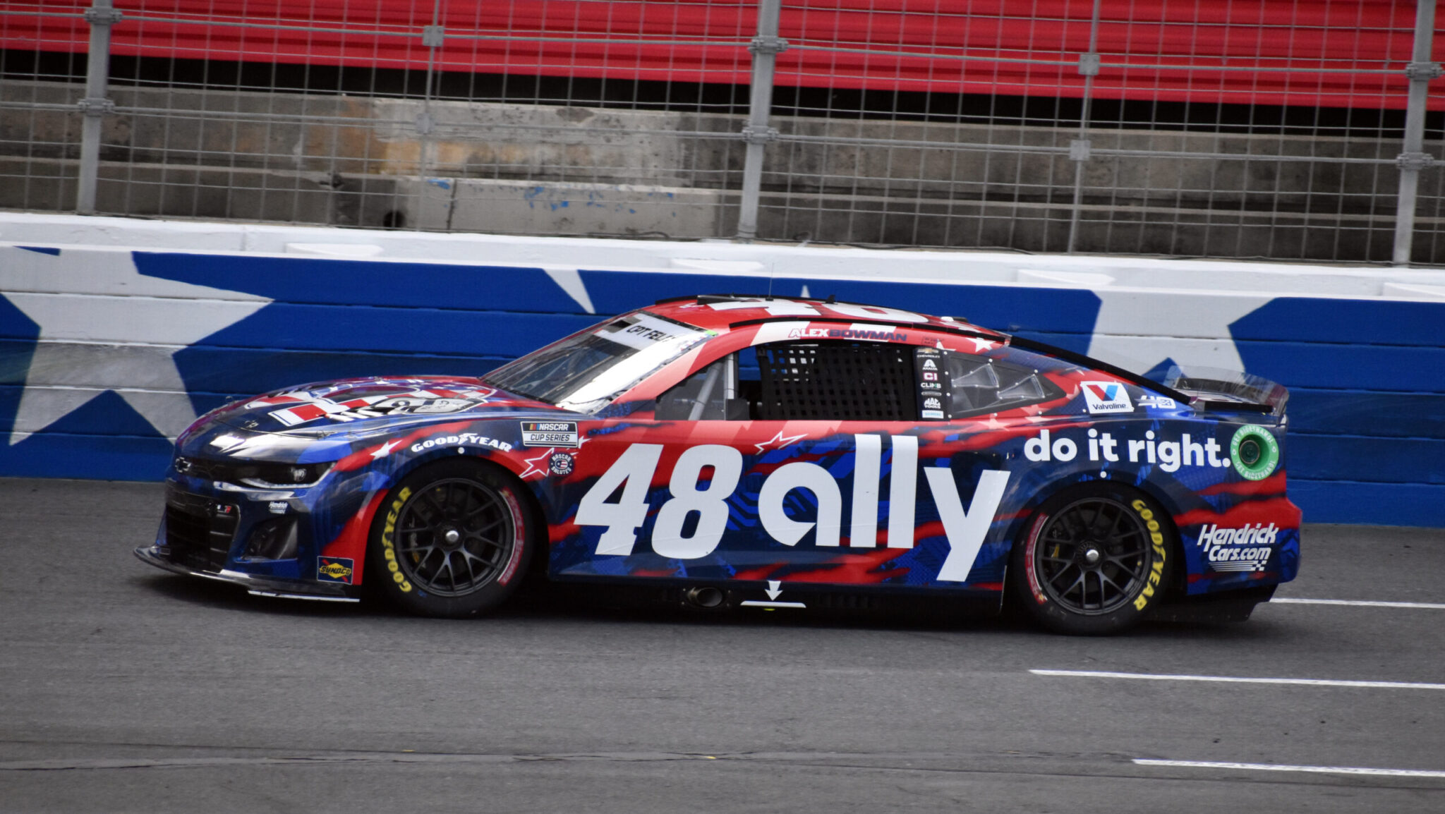 No. 48 Hendrick Motorsports Ally Financial patriotic | TobyChristie.com