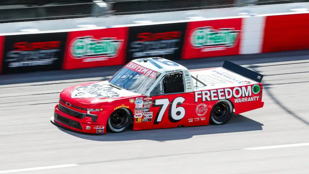 No. 76 Freedom Racing Enterprises Freedom Warranty throwback ...