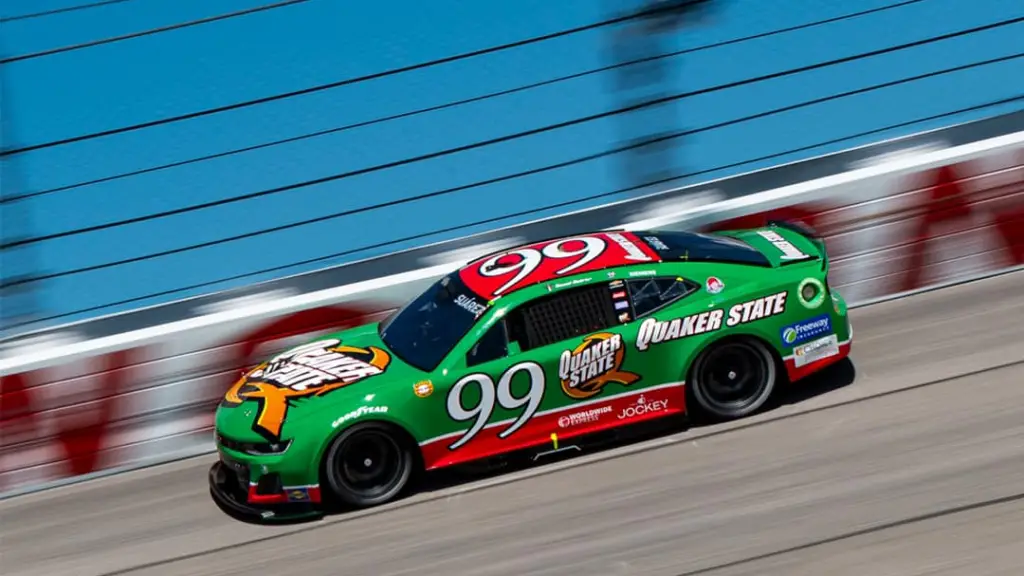 No. 99 Trackhouse Racing Quaker State Throwback | TobyChristie.com