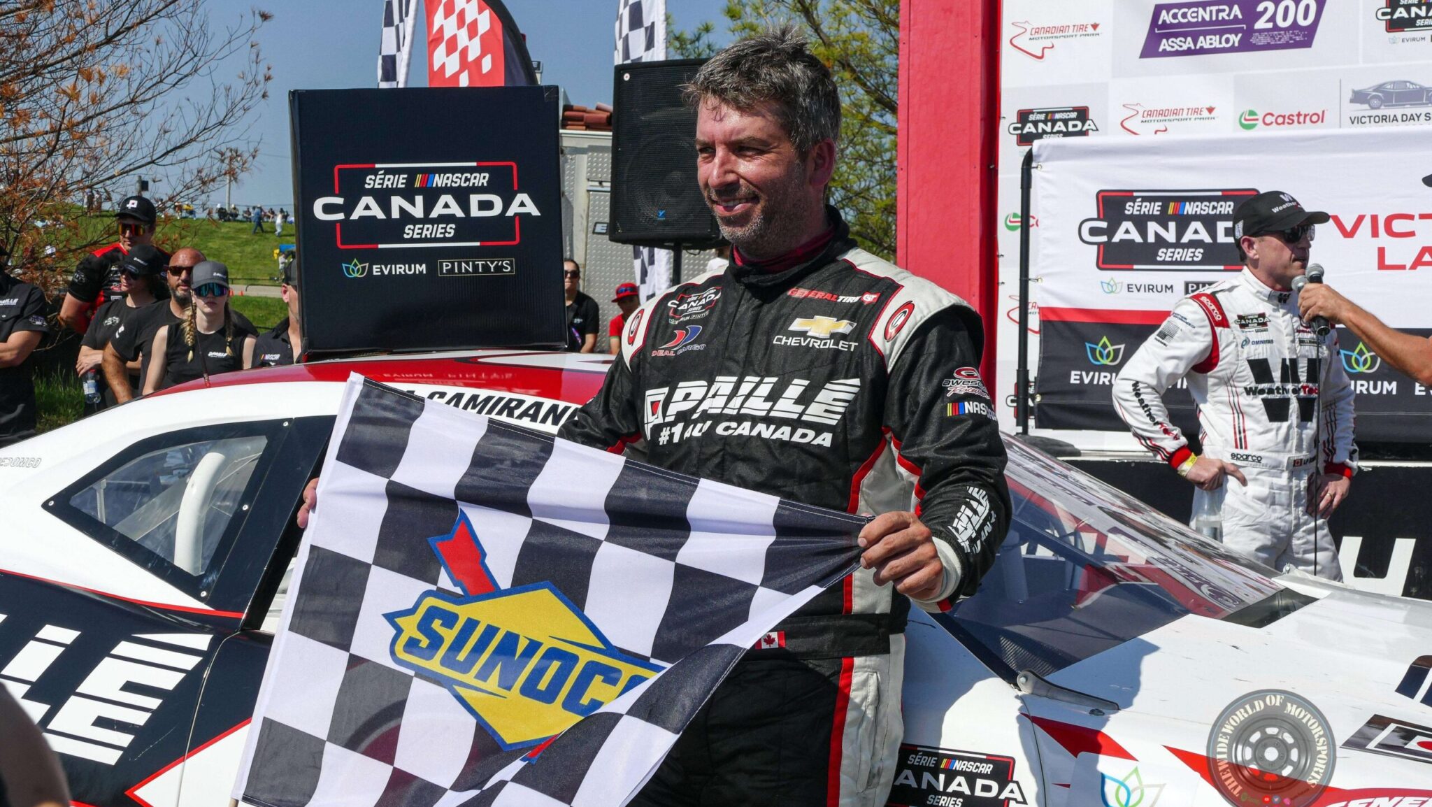 Camirand Bests Gary Klutt for NASCAR Canada Series Win No. 10