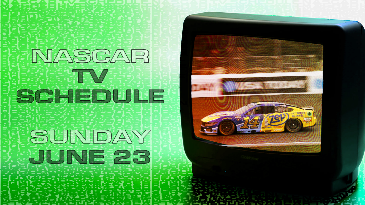 NASCAR TV Schedule: Sunday, June 23