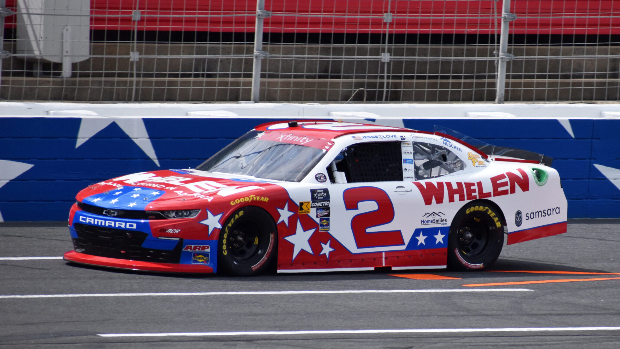 No. 2 Richard Childress Racing Whelen Engineering patriotic ...