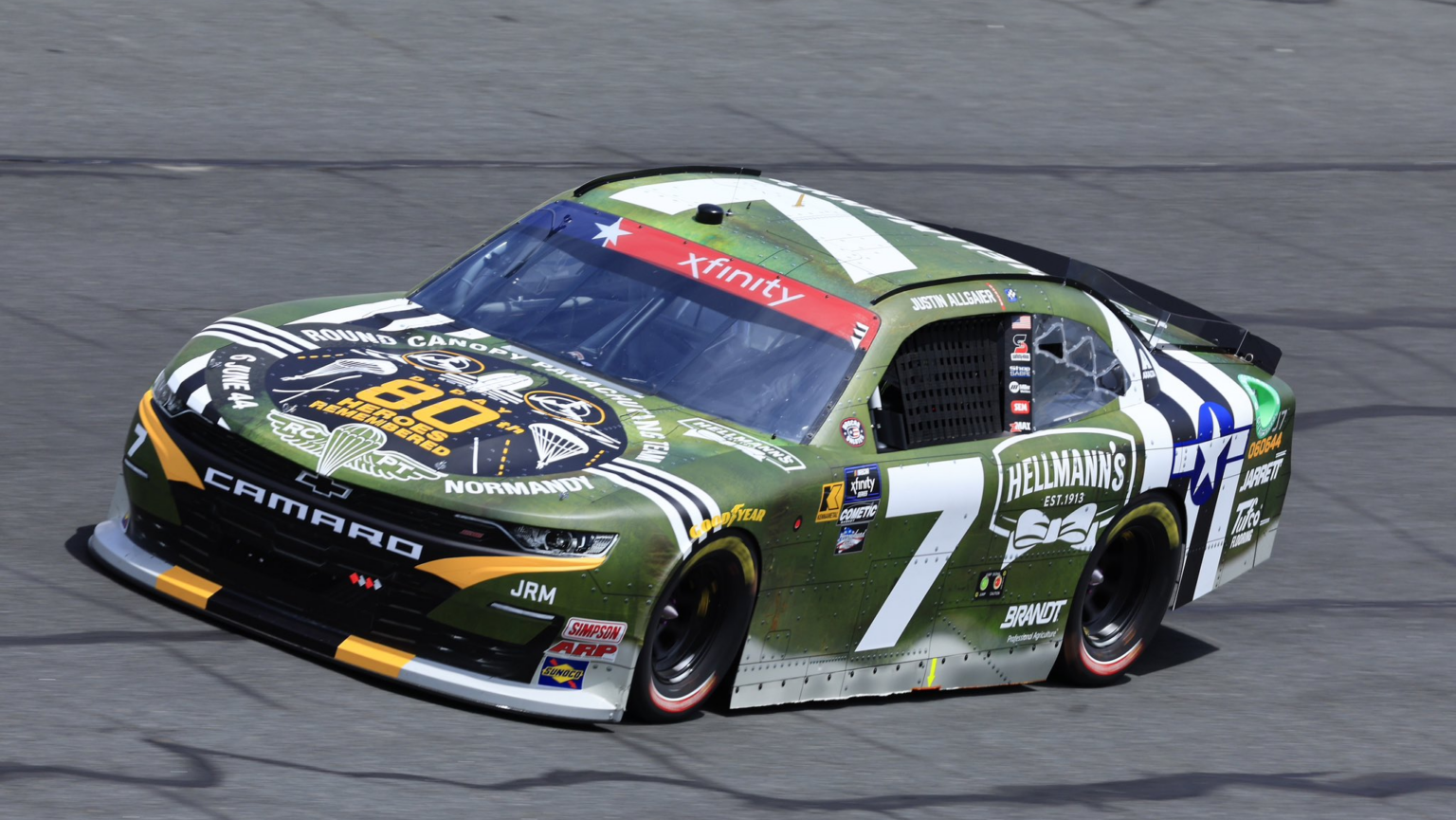 No. 7 JR Motorsports Round Canopy Parachuting / Hellmann's ...