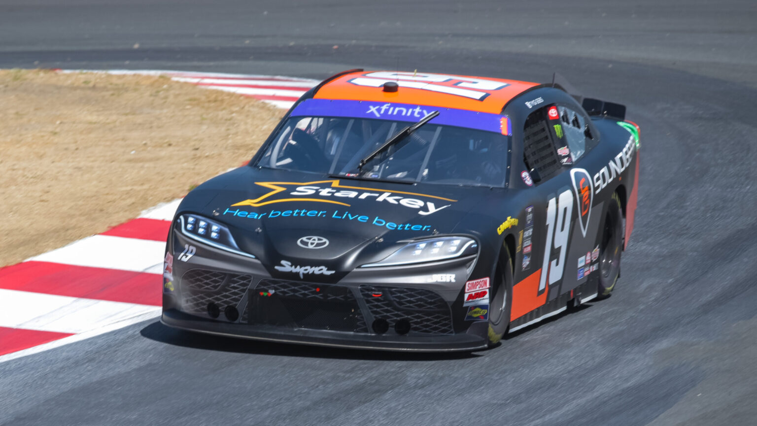 No. 19 Joe Gibbs Racing Starkey Hearing / Soundgear | TobyChristie.com