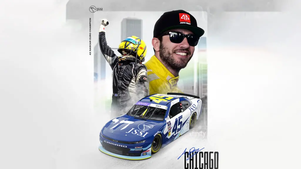 Alon Day to Pilot No. 45 Alpha Prime Racing Entry in Xfinity Chicago ...