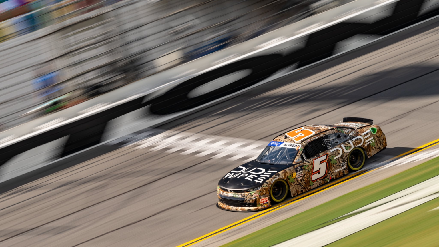 No. 5 Our Motorsports Dude Wipes Camo | TobyChristie.com