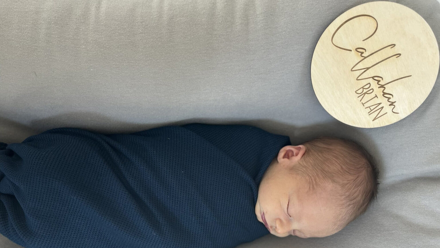 Cole Custer, Wife Kari Welcome First Child Callahan Brian Custer ...