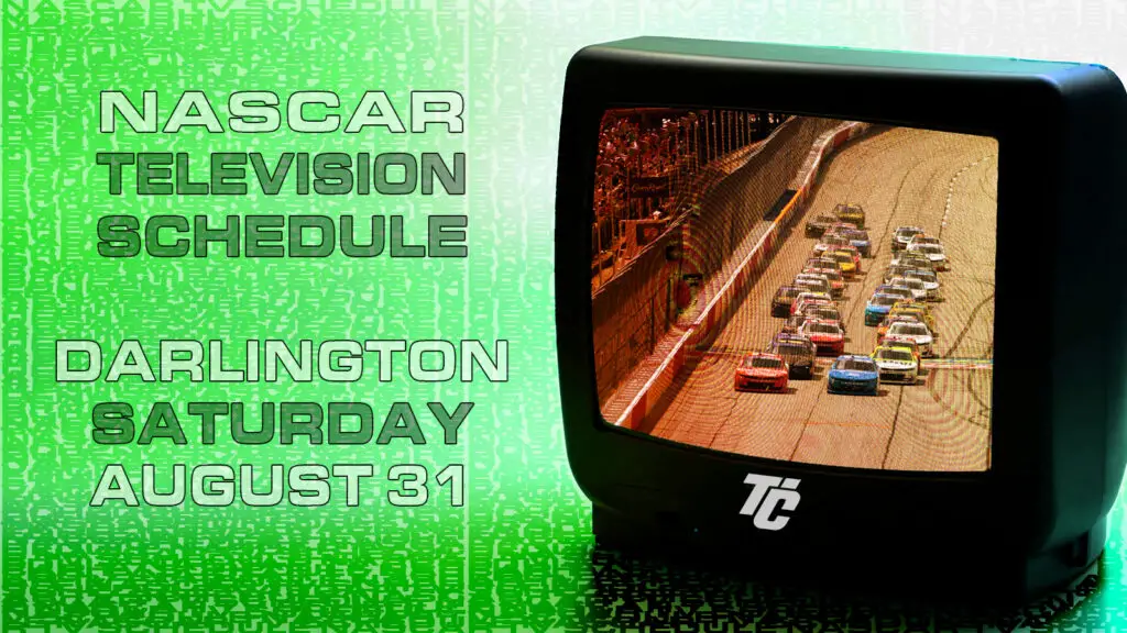 NASCAR TV Schedule Saturday, August 31, 2024 | TobyChristie.com