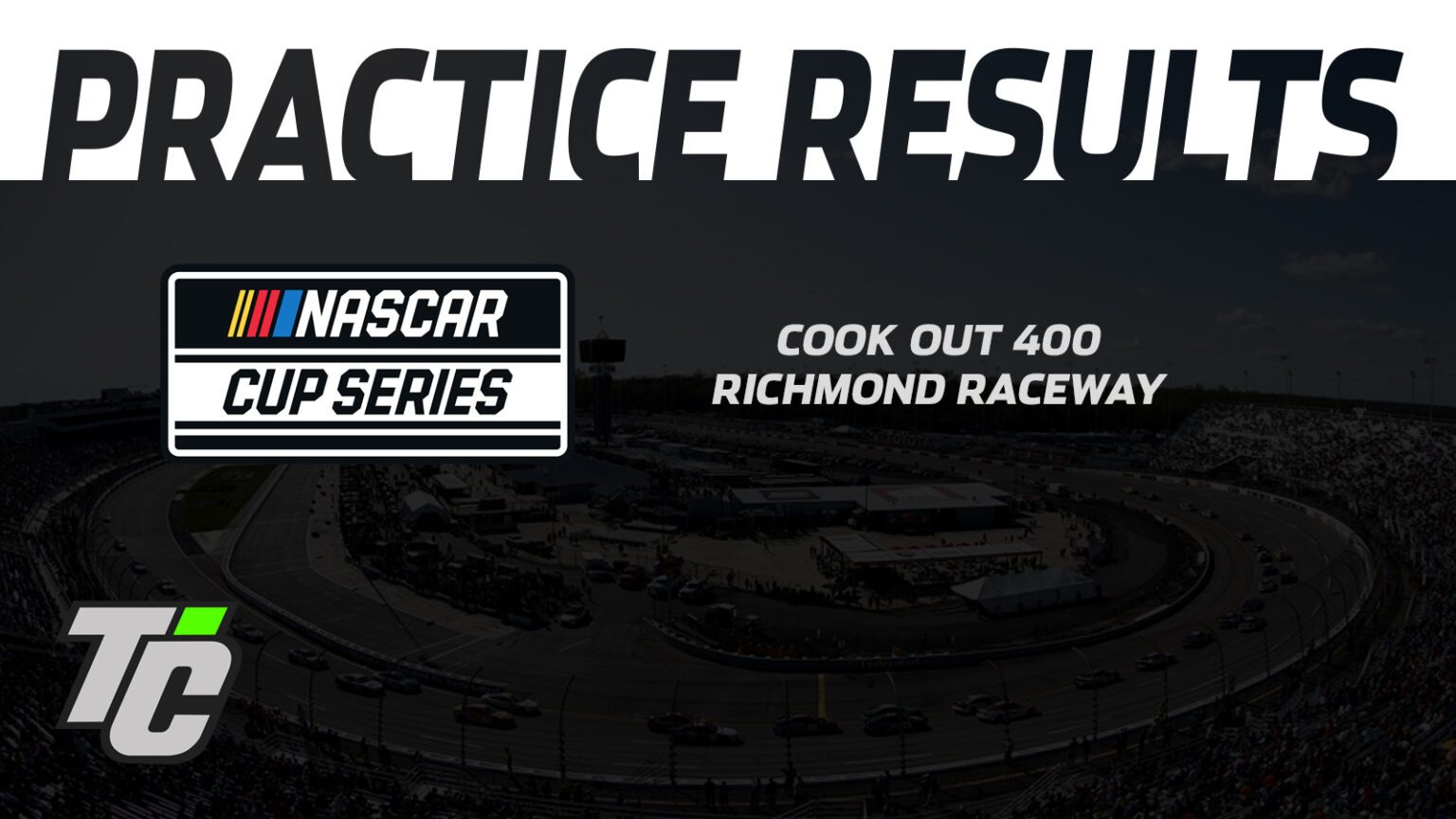 Practice Results: 2024 NCS Cook Out 400 at Richmond | TobyChristie.com