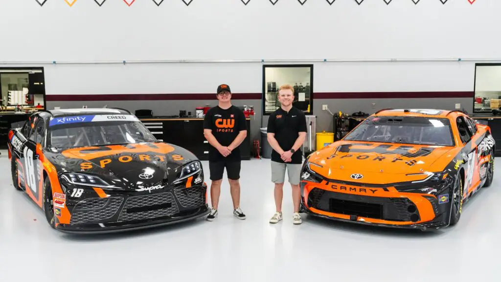 The CW Partners with Joe Gibbs Racing for Two-Race Deal