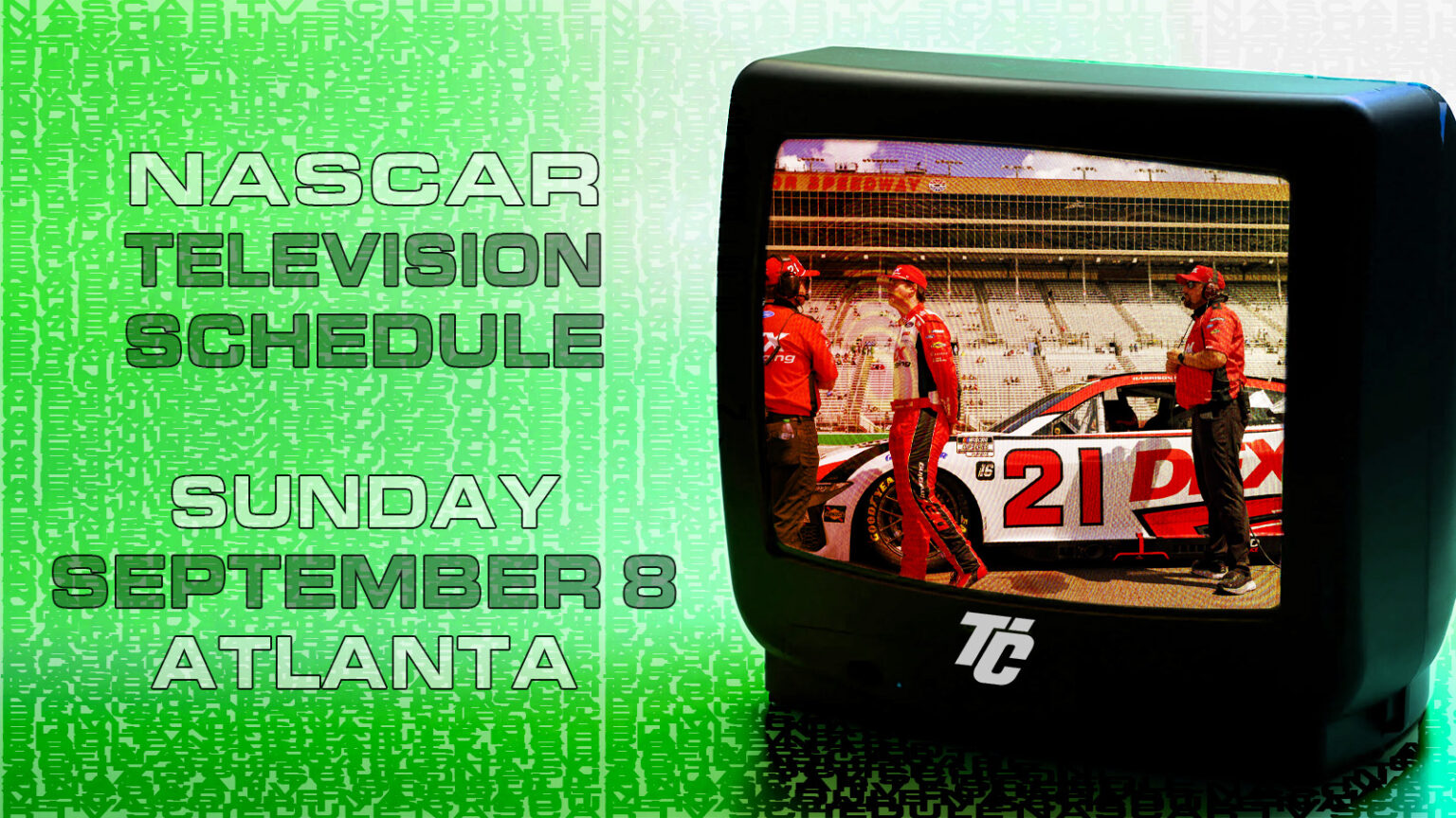 NASCAR TV Schedule Sunday, September 8, 2024 | TobyChristie.com