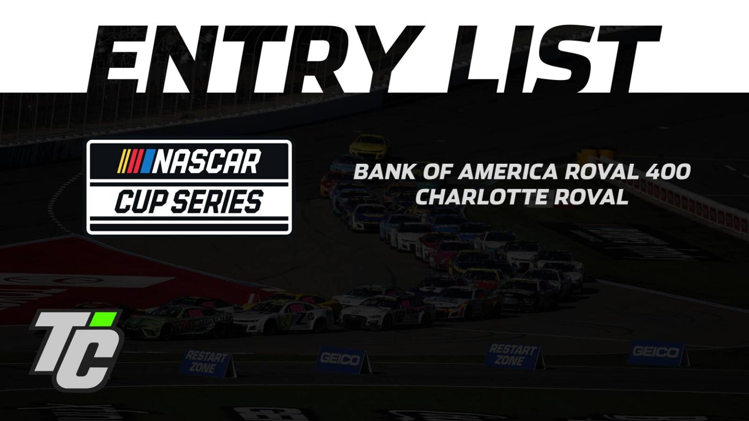 Entry List: 2024 NCS Bank of America ROVAL 400 at The ROVAL