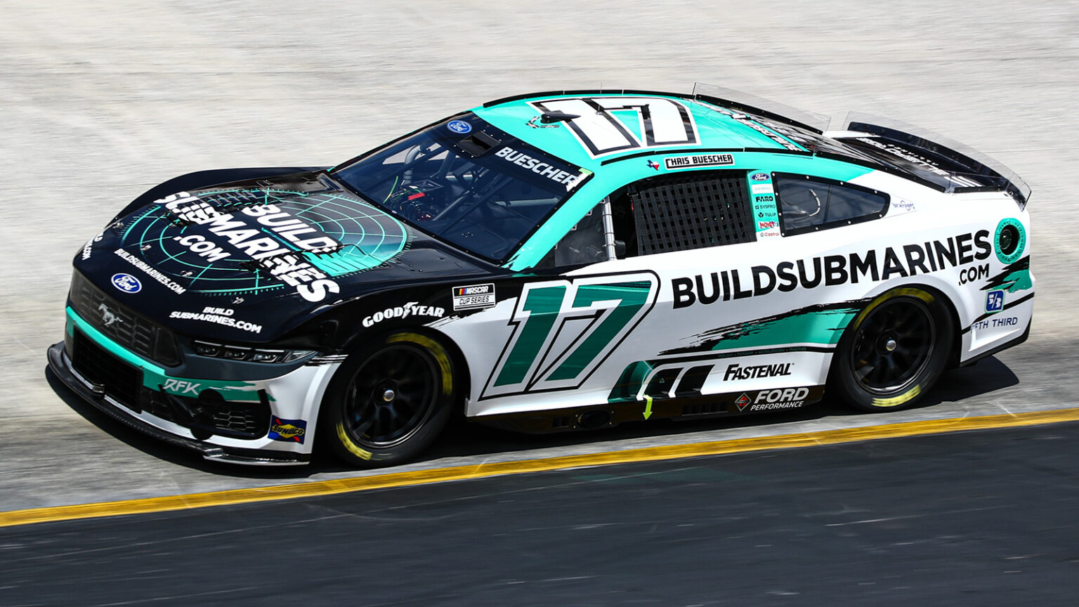No. 17 RFK Racing (Chris Buescher) BuildSubmarines.com Paint Scheme ...
