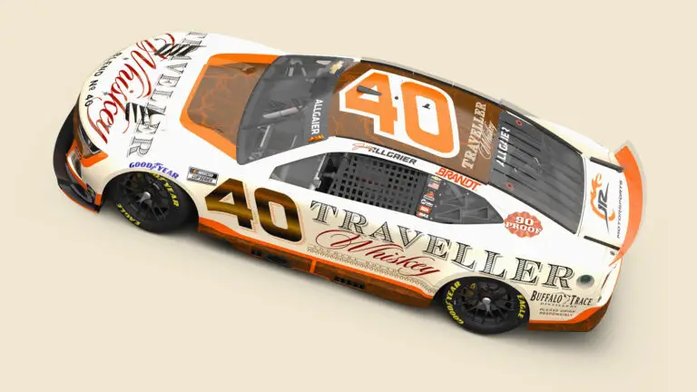 2025 No. 40 JR Motorsports (Allgaier) Traveller Whiskey Paint Scheme ...