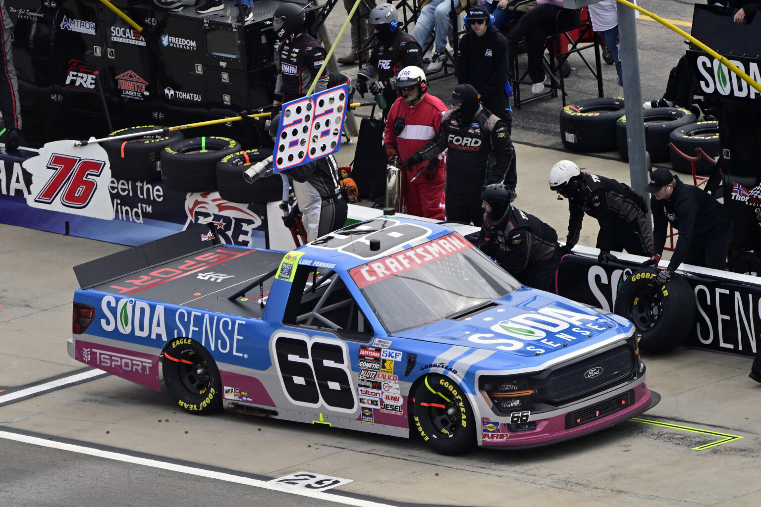 No. 66 ThorSport Racing Soda Sense | TobyChristie.com