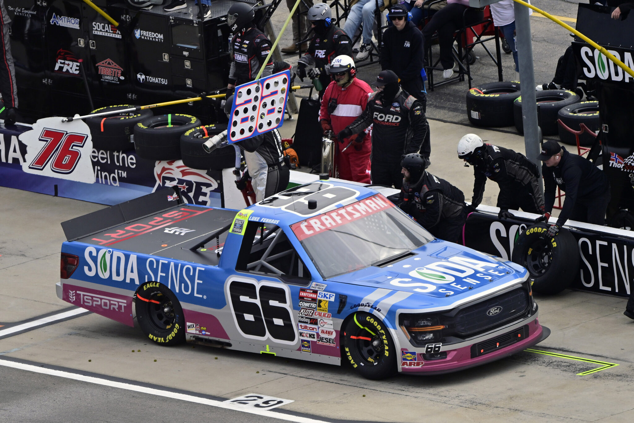 No. 66 ThorSport Racing Soda Sense | TobyChristie.com