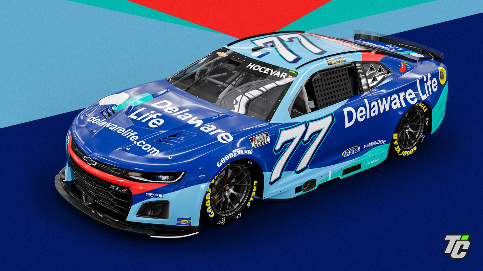 No. 77 Spire Motorsports Delaware Life Paint Scheme | TobyChristie.com
