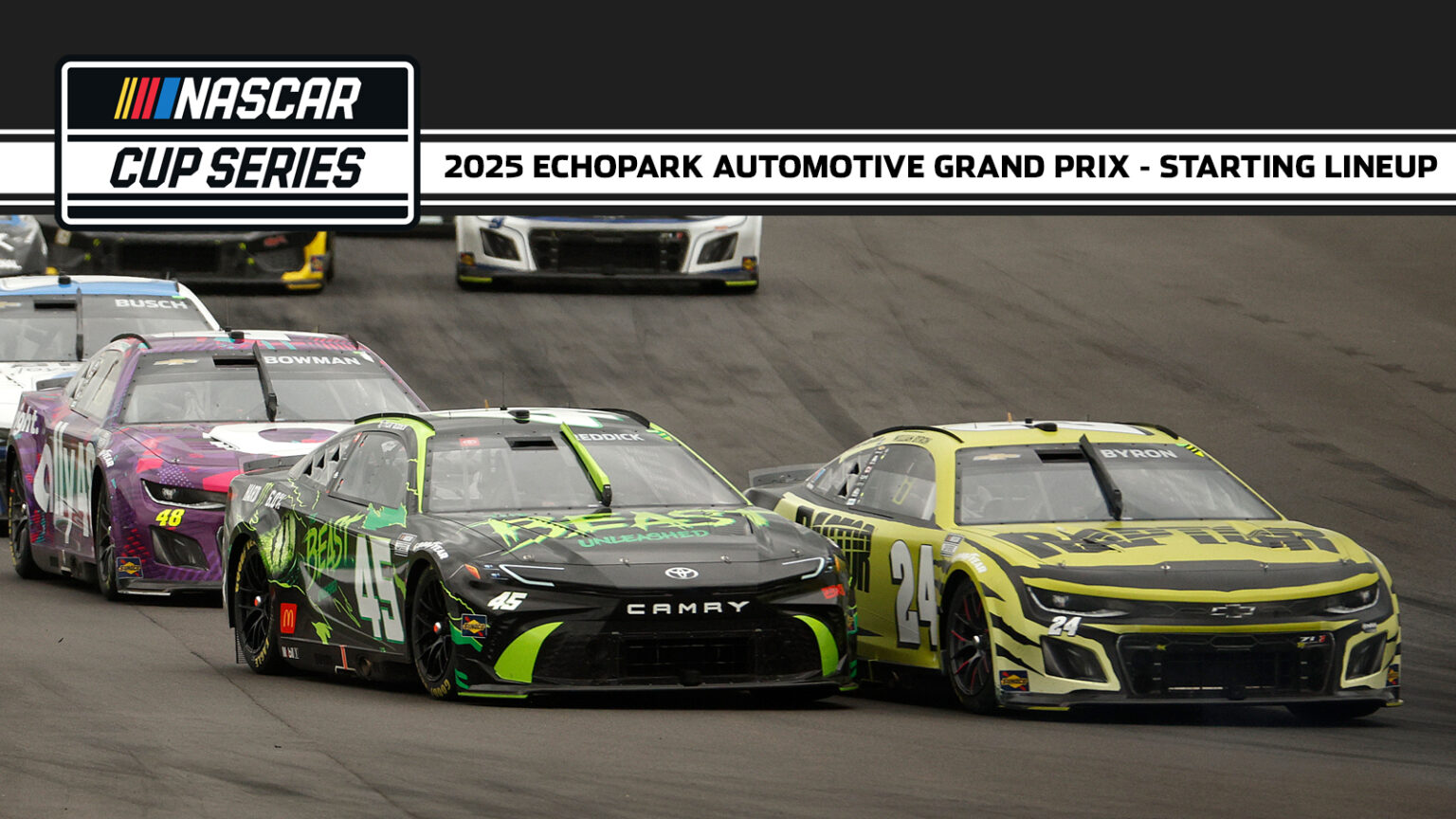 Starting Lineup: NASCAR Cup Series EchoPark Automotive Grand Prix at ...