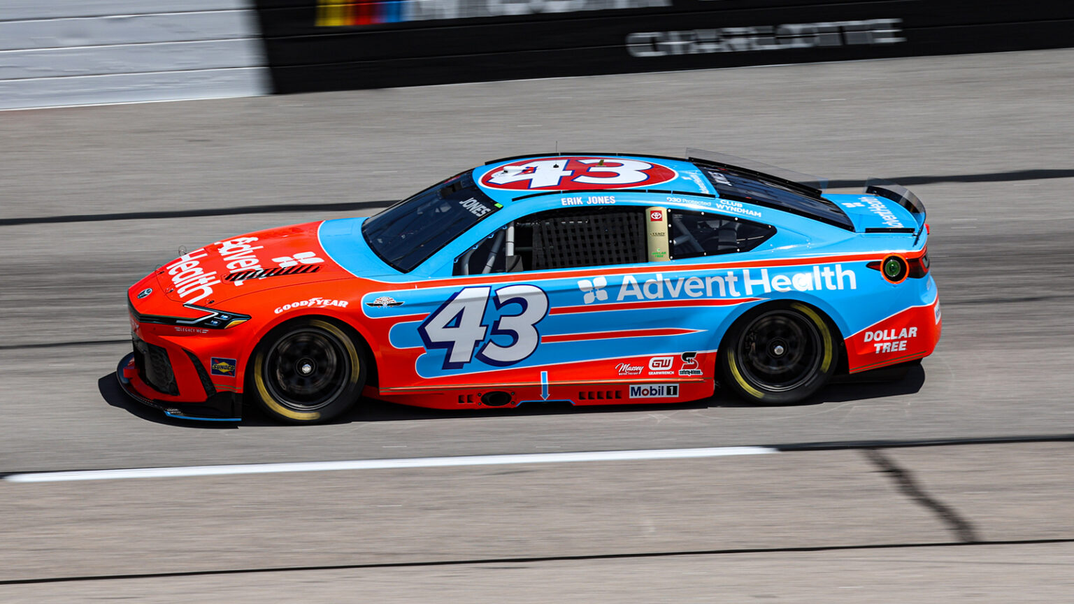 2025 No. 43 LEGACY MOTOR CLUB AdventHealth (Throwback) Paint Scheme ...