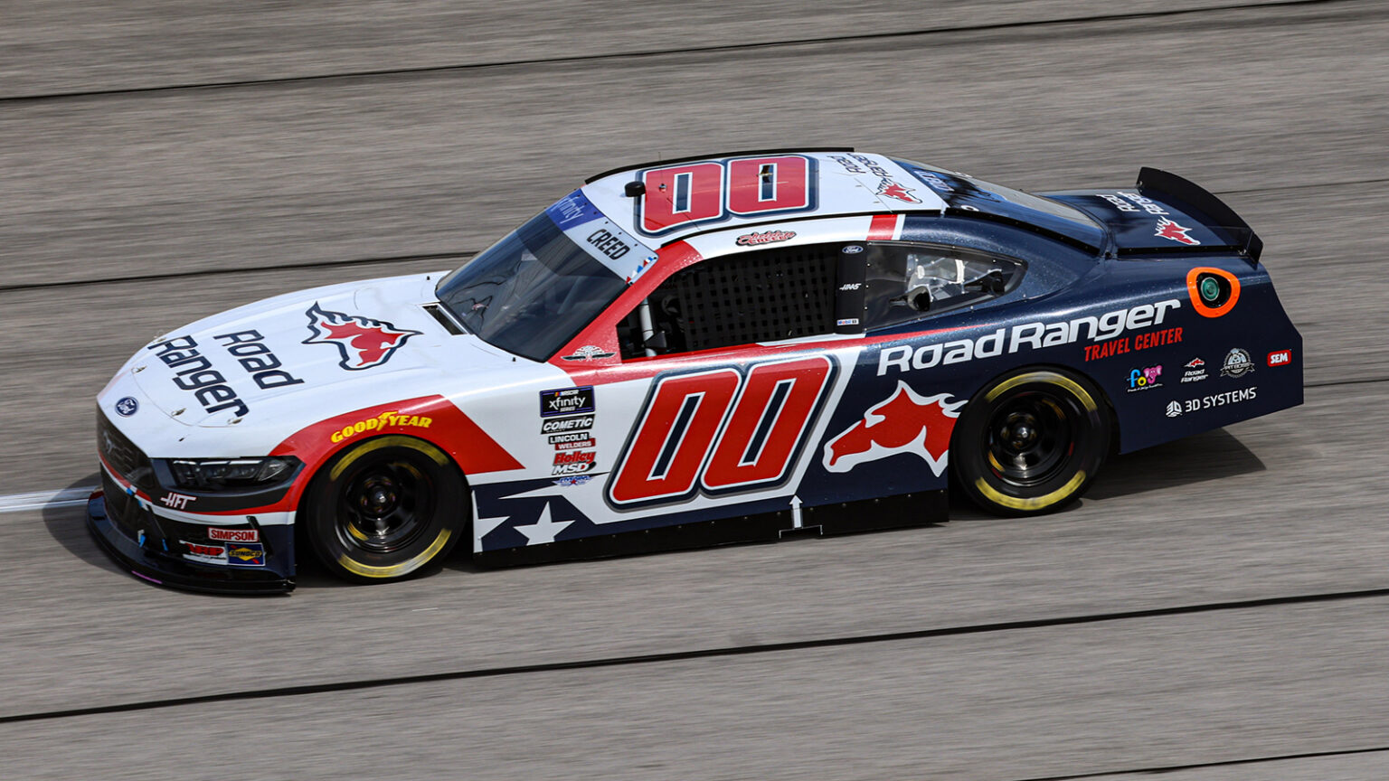 2025 No. 00 Haas Factory Team Road Ranger (Darlington) Paint Scheme ...