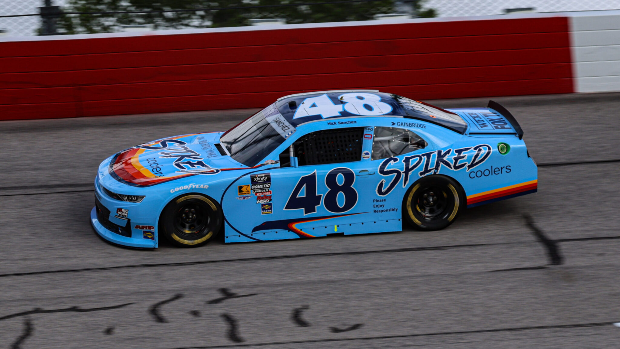 No. 48 Big Machine Raing Big Machine Spiked Coolers Throwback Paint ...