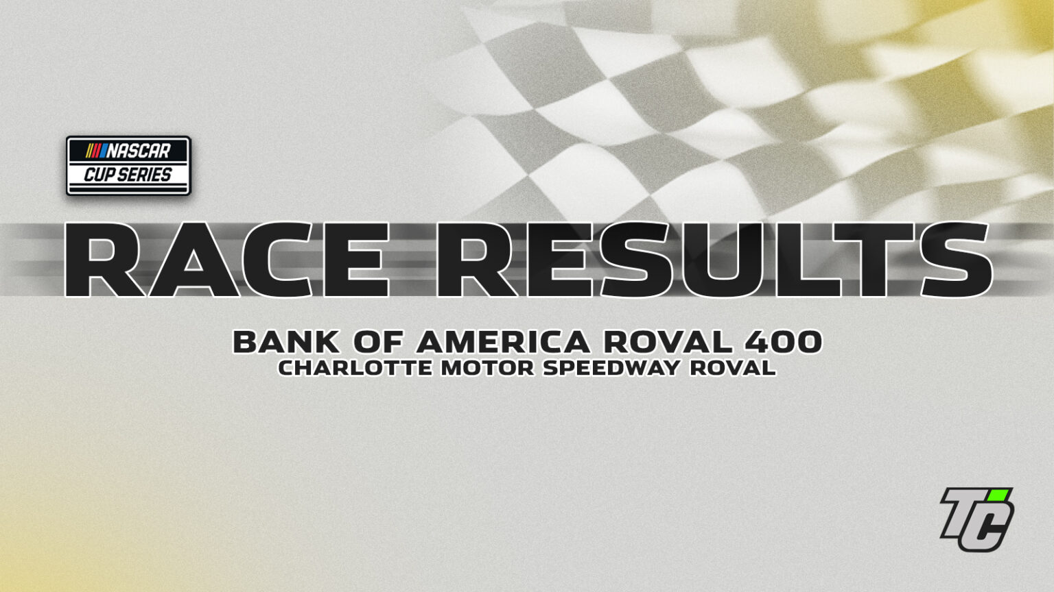 Race Results: 2025 NCS Bank of America ROVAL 400 at the Charlotte ROVAL ...