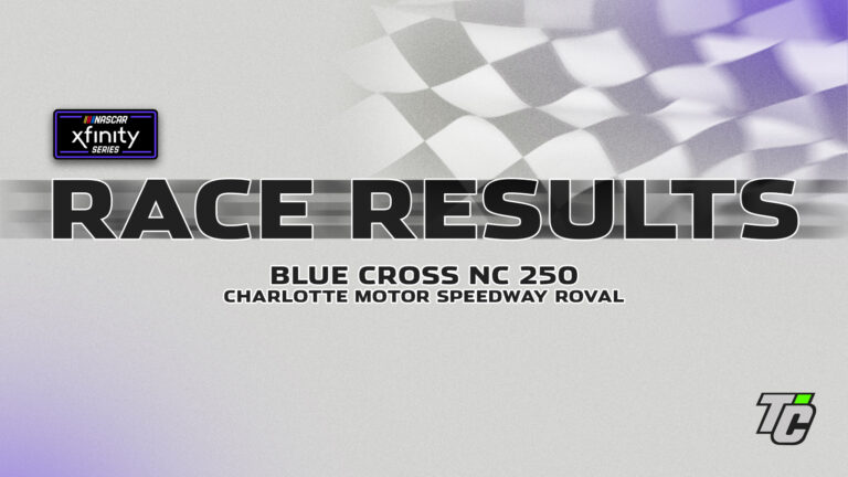 Race Results: 2025 NASCAR Xfinity Series Blue Cross NC 250 at the ...