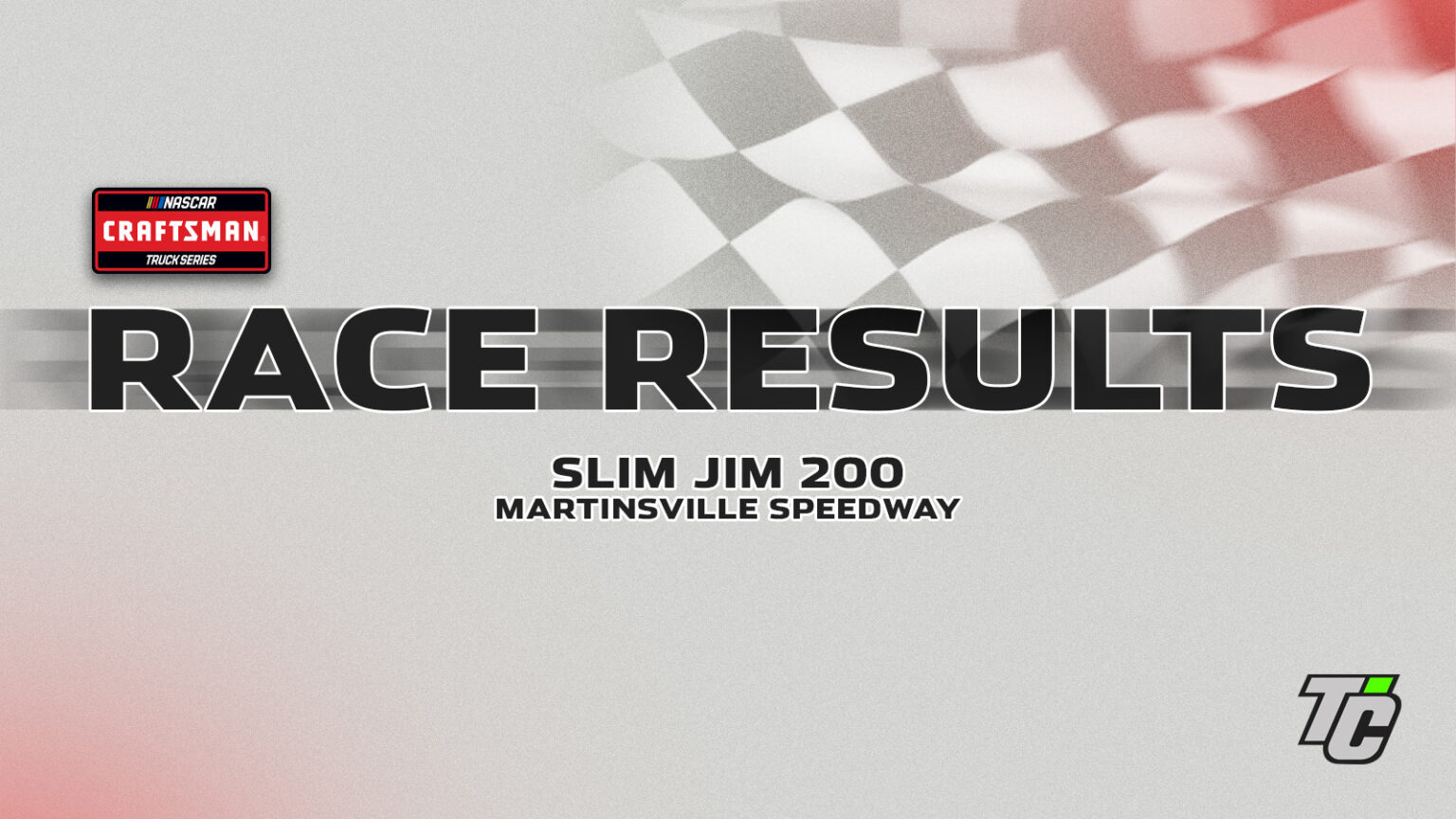 2025 NCTS Slim Jim 200 Race Results (Martinsville) | TobyChristie.com