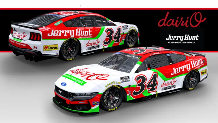 Todd Gilliland's 2026 Dairio/Jerry Hunt SuperCenter Paint Scheme ...